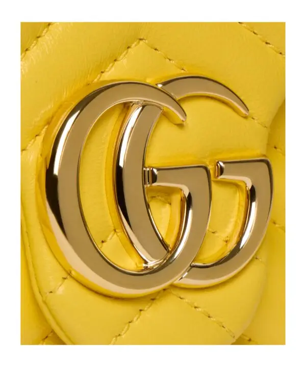Gucci Gg Marmont Mini Bag - Yellow