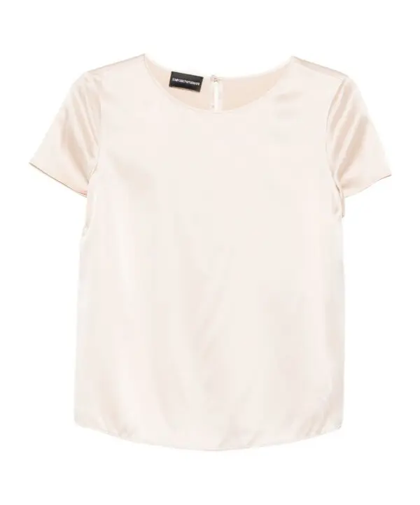 Emporio Armani Short Sleeve Top - White