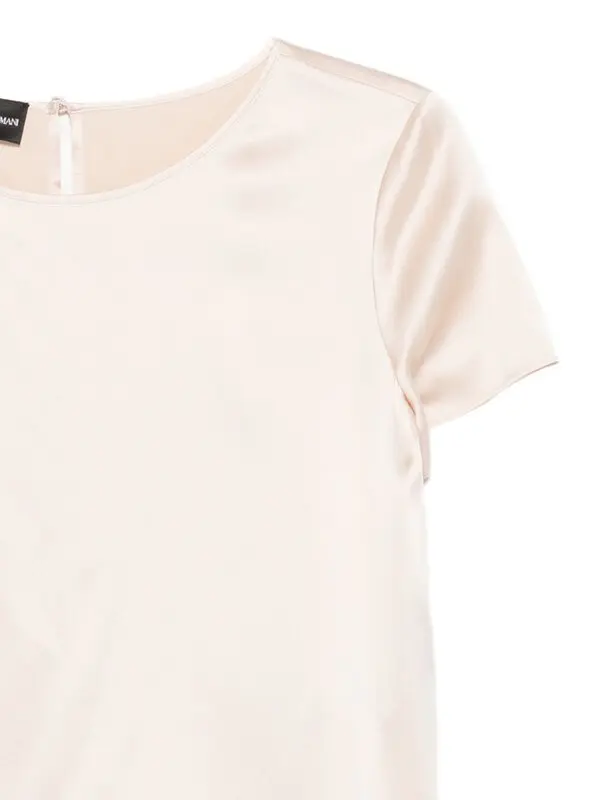 Emporio Armani Short Sleeve Top - White