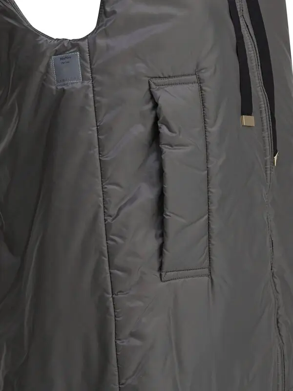 Max Mara Greengo Hooded Gilet - Dark Gray