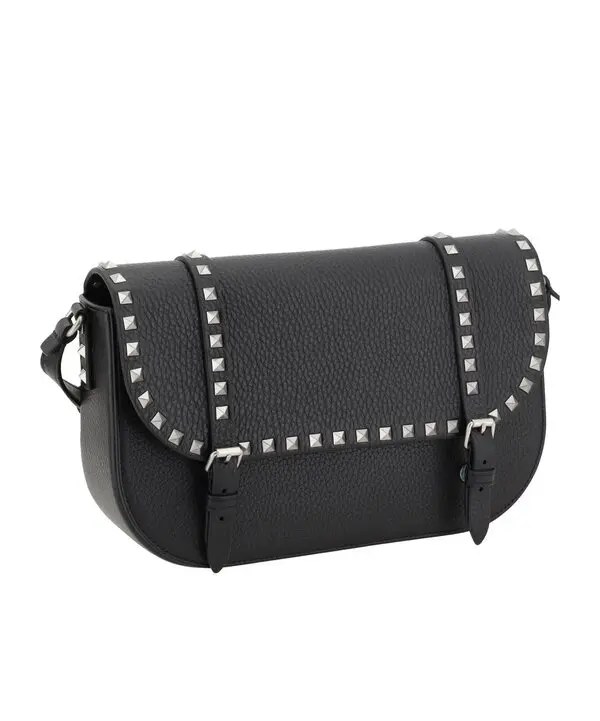 Valentino Garavani Rockstud Foldover Top Shoulder Bag