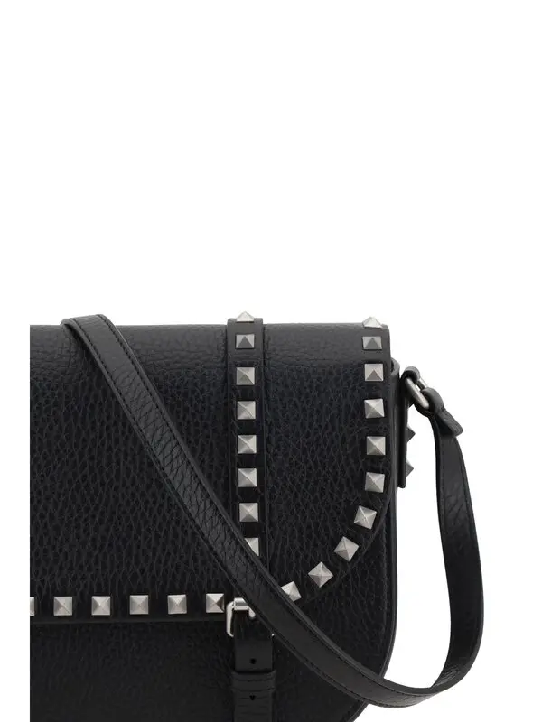 Valentino Garavani Rockstud Foldover Top Shoulder Bag