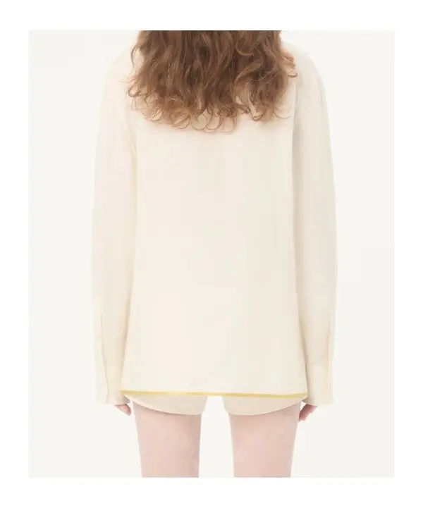 Valentino Garavani Embroidered Band Collar Shirt