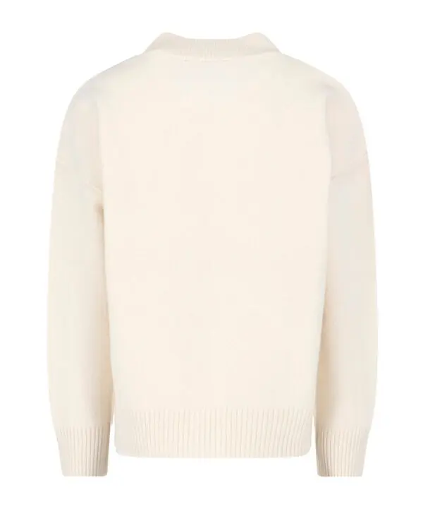 AMI Paris De Coeur V-neck Cardigan