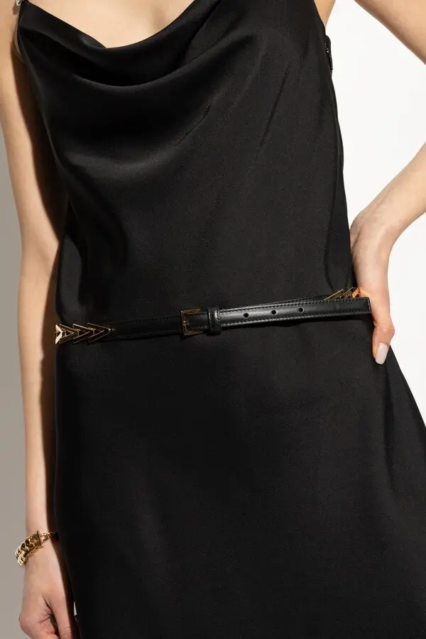Versace Panelled Buckle Belt