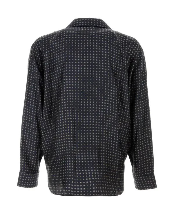 Saint Laurent All-over Patterned Button-up Shirt