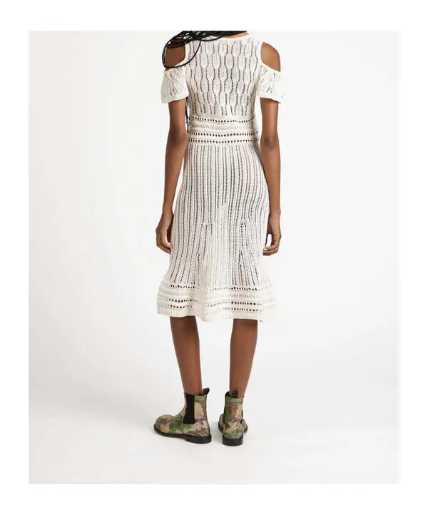 J.W.ANDERSON Off-shoulder Crochet Dress