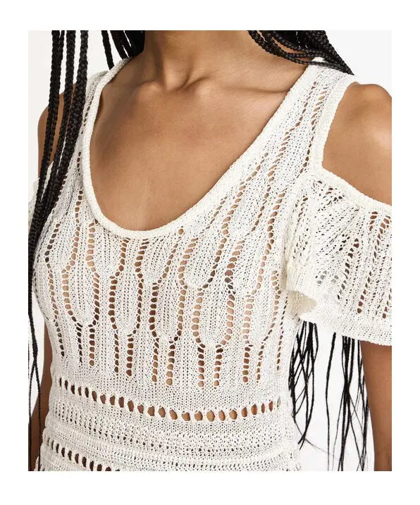 J.W.ANDERSON Off-shoulder Crochet Dress