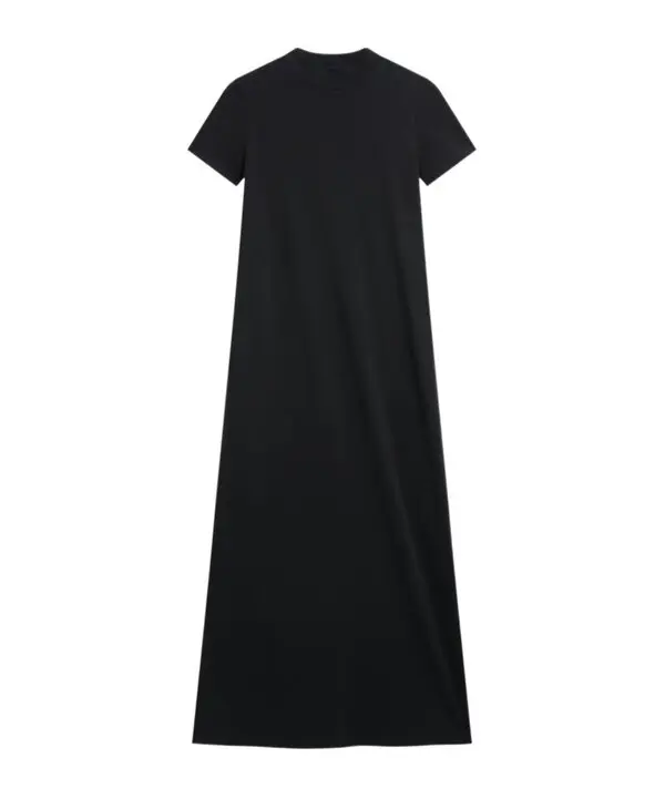 THE FRANKIE SHOP Maxi Dress With Round Neck And Short Sleeves