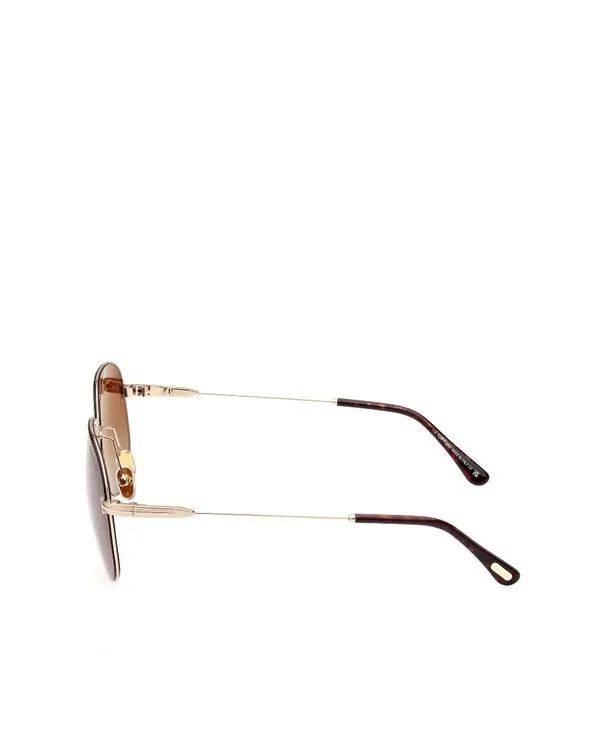 TOM FORD Oval Frame Sunglasses