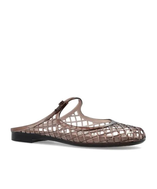Tory Burch Openwork Jelly Ballerina Flats