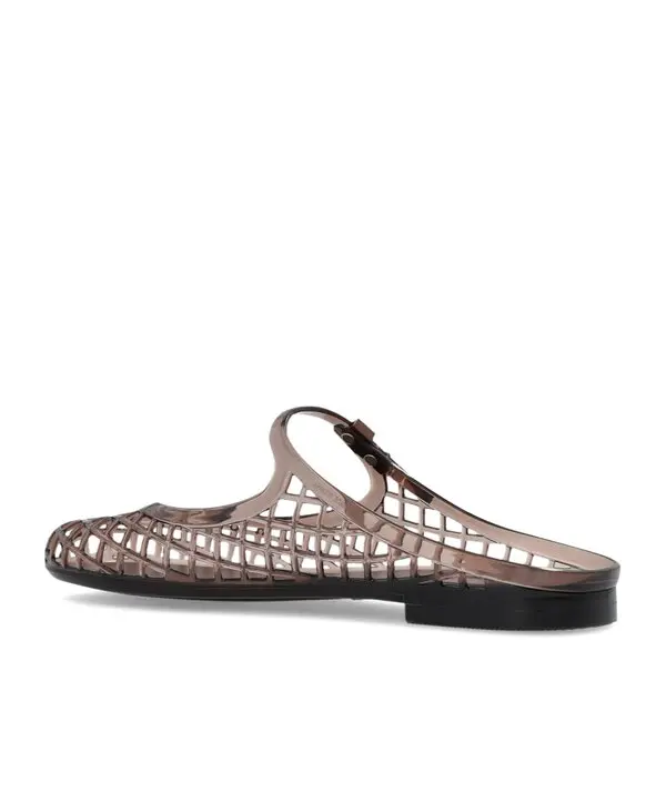 Tory Burch Openwork Jelly Ballerina Flats