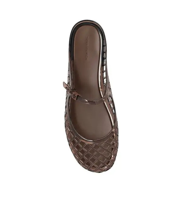 Tory Burch Openwork Jelly Ballerina Flats
