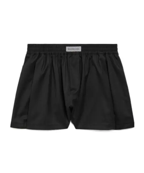 Balenciaga A-line Boxer Shorts - Black