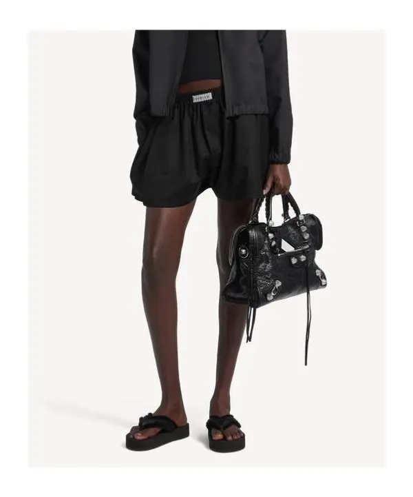 Balenciaga A-line Boxer Shorts - Black
