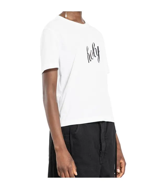 ANN DEMEULEMEESTER Round Neck T-shirt