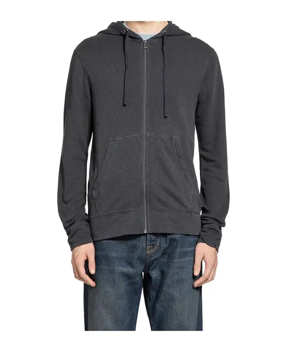 JAMES PERSE Zip-up Hoodie - Black