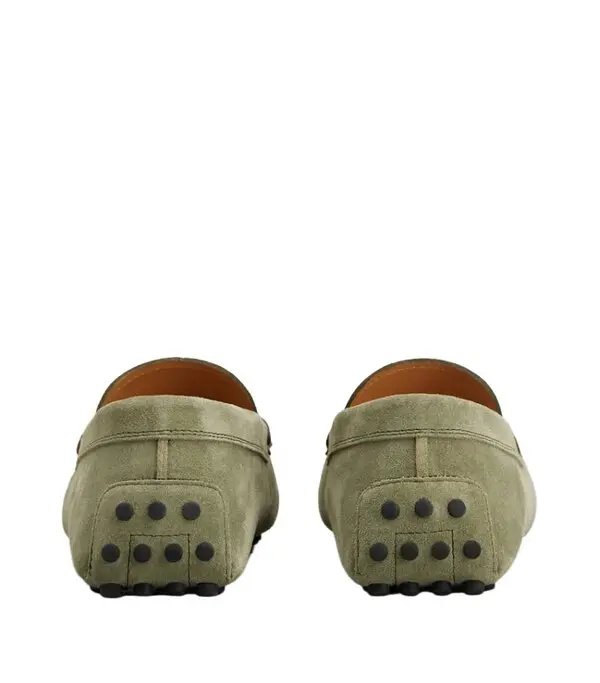 TOD'S Gommino Driving Loafers - Green
