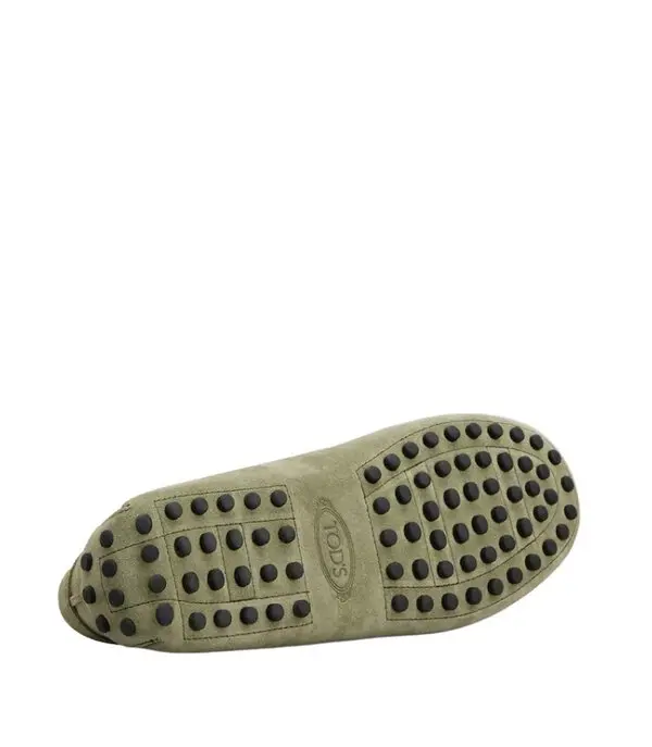 TOD'S Gommino Driving Loafers - Green