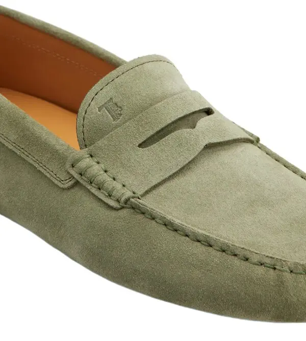 TOD'S Gommino Driving Loafers - Green