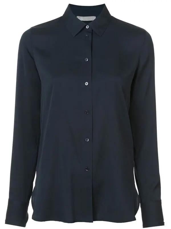 Vince Classic Collar Shirt - Black