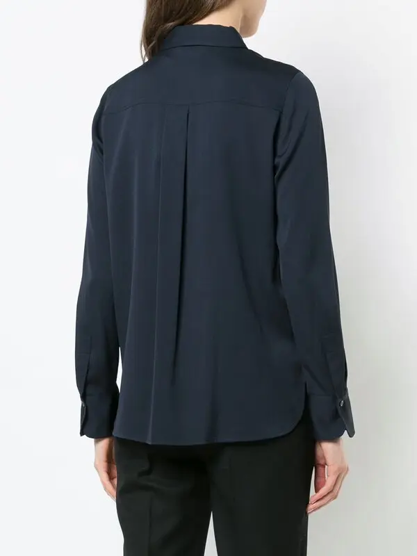 Vince Classic Collar Shirt - Black