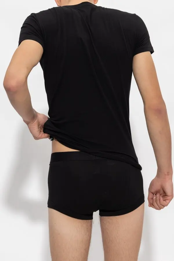 Emporio Armani Logo Print Cotton Lounge Set