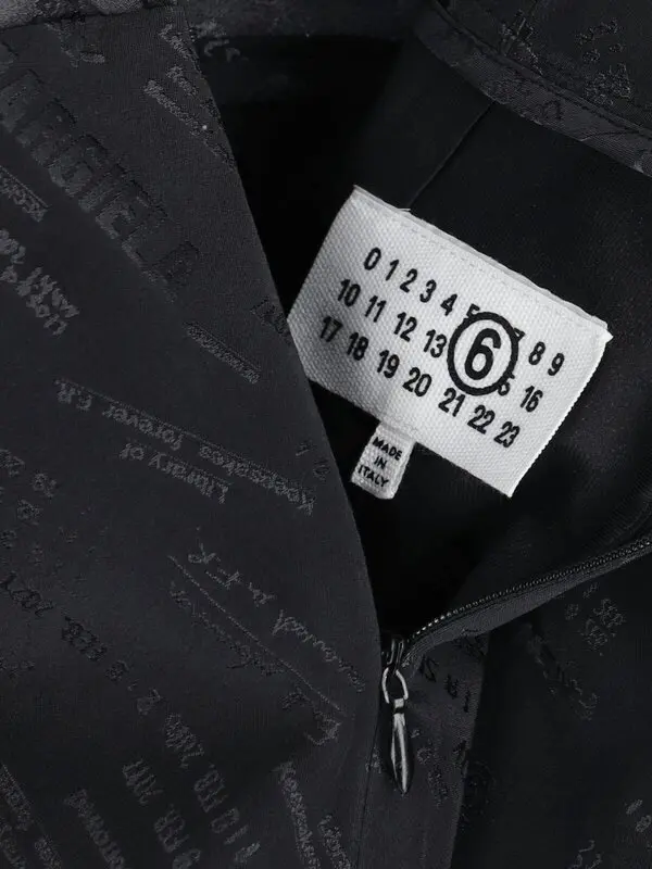 MAISON MARGIELA Asymmetrical Cowl Neck Top - Anthracite