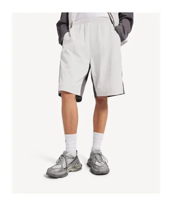 Balenciaga Logo Embroidered Shorts