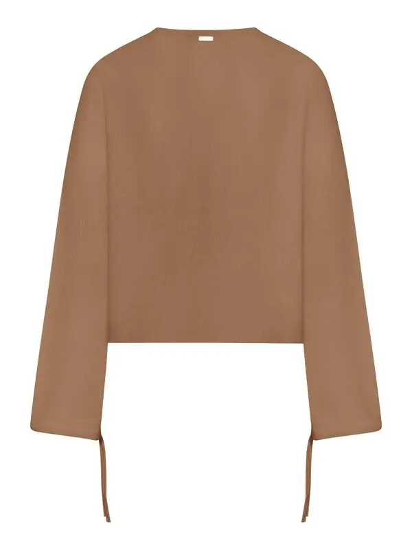 Max Mara Crewneck Long-sleeved Jumper - Brown