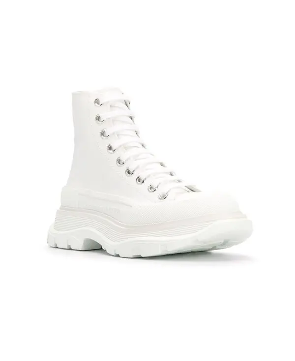 Alexander McQueen Tread Slick Boots - White