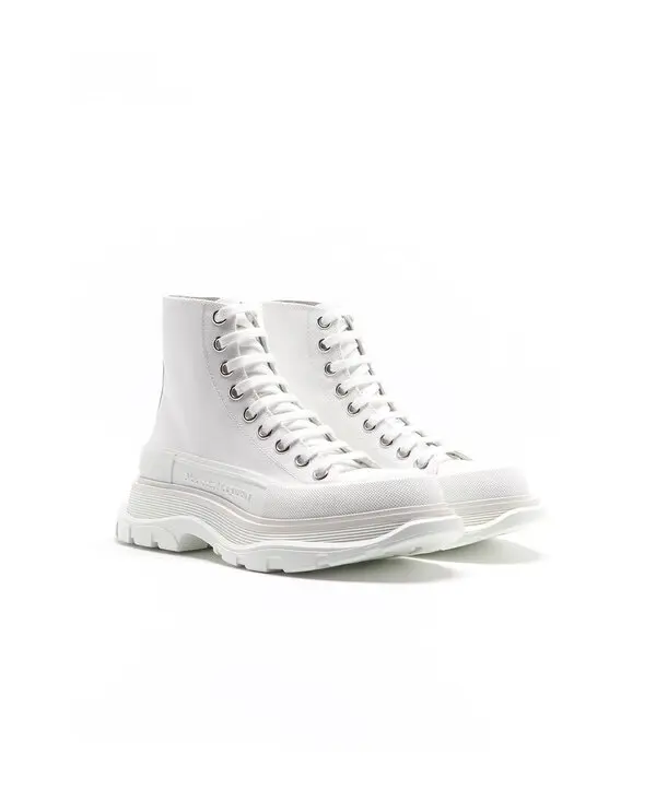 Alexander McQueen Tread Slick Boots - White