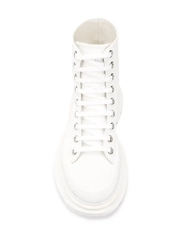 Alexander McQueen Tread Slick Boots - White