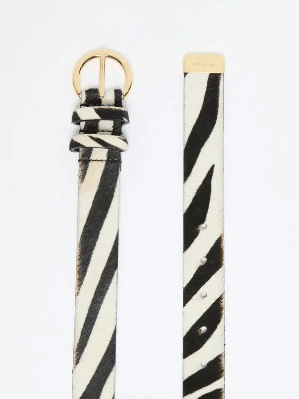 Max Mara Animal-print Belt