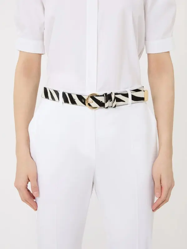 Max Mara Animal-print Belt