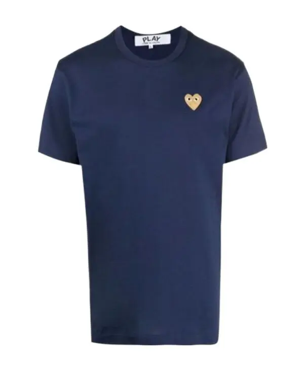 Play Comme Des Garcon Logo T-shirt - Blue