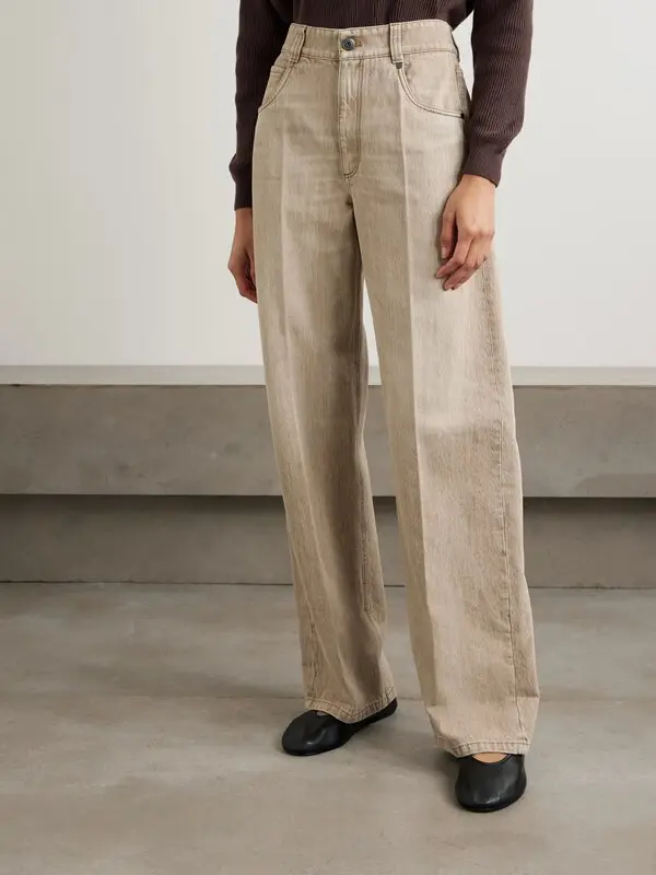 Brunello Cucinelli Belt Loop Jeans - Nude