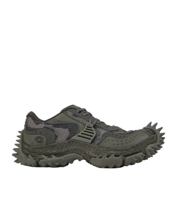Camper Lace-up Sneakers With Rivet Details - Grey