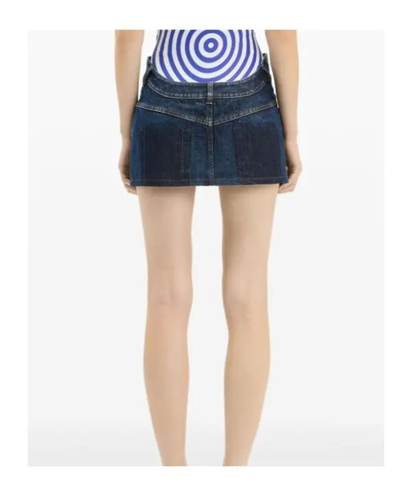 JEAN PAUL GAULTIER Denim Midi Skirt