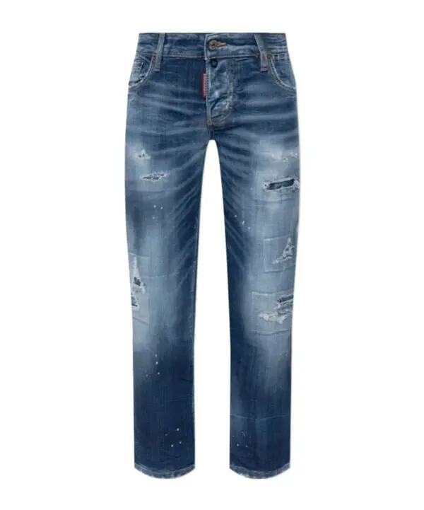Dsquared2 Jenna Distressed Jeans - Blue