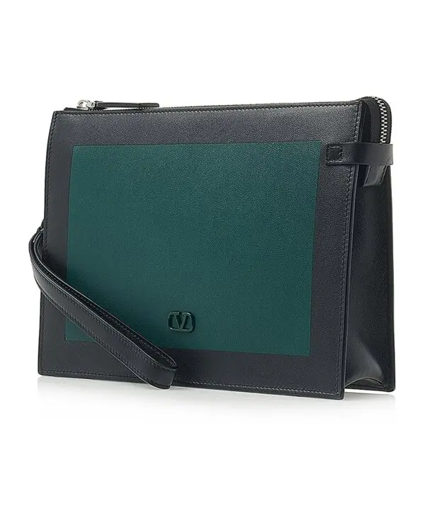 Valentino Garavani Logo Clutch