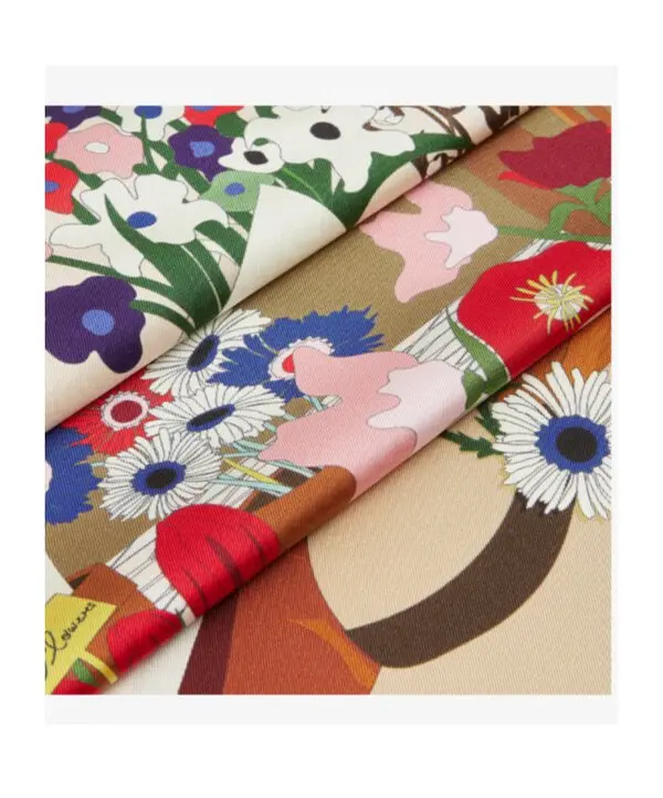 Fendi Florist Square Scarf