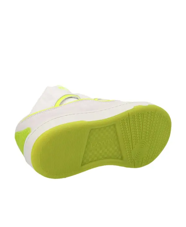 LANVIN Curb Lace-up Sneakers - White