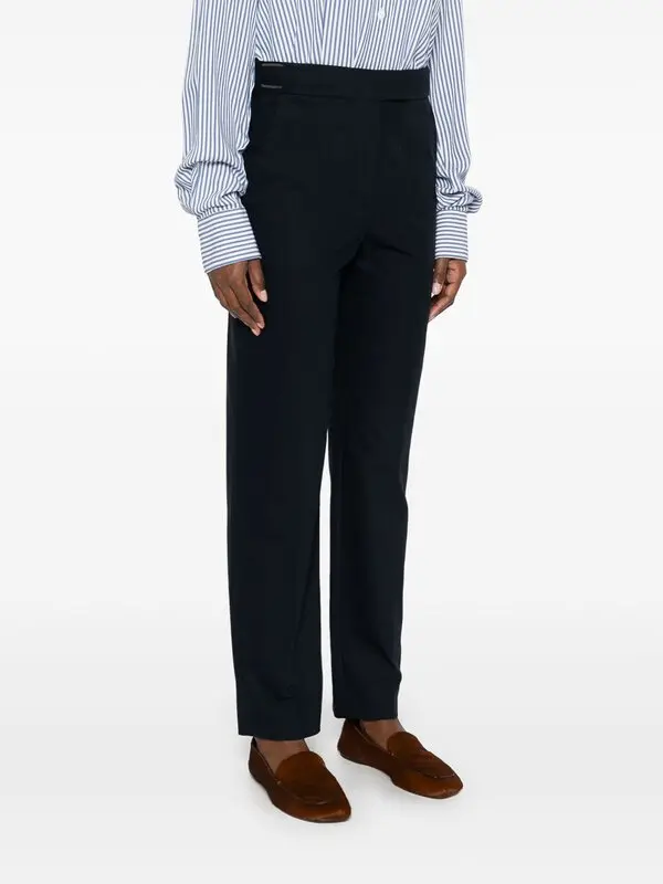 Brunello Cucinelli Straight Leg Trousers With Monili Chain Detail