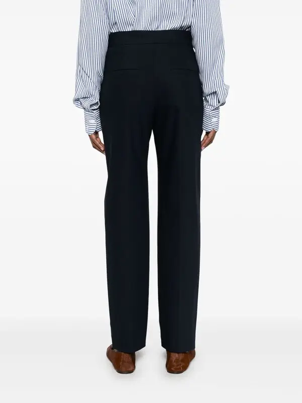 Brunello Cucinelli Straight Leg Trousers With Monili Chain Detail