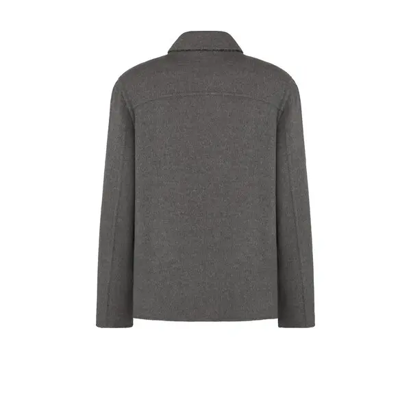 Dior Button Detailed Workwear Jacket - Black