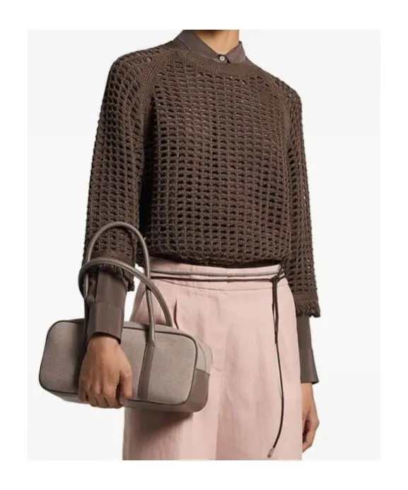 Peserico Sequinned Cordone Knit Sweater