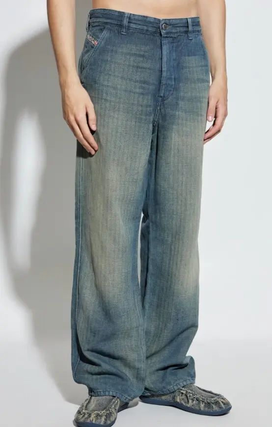 DIESEL® D-phant-chino Herringbone Jeans - Blue
