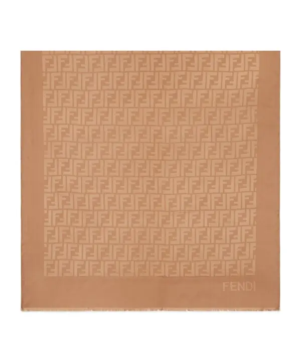 Fendi Ff Jacquard Stole