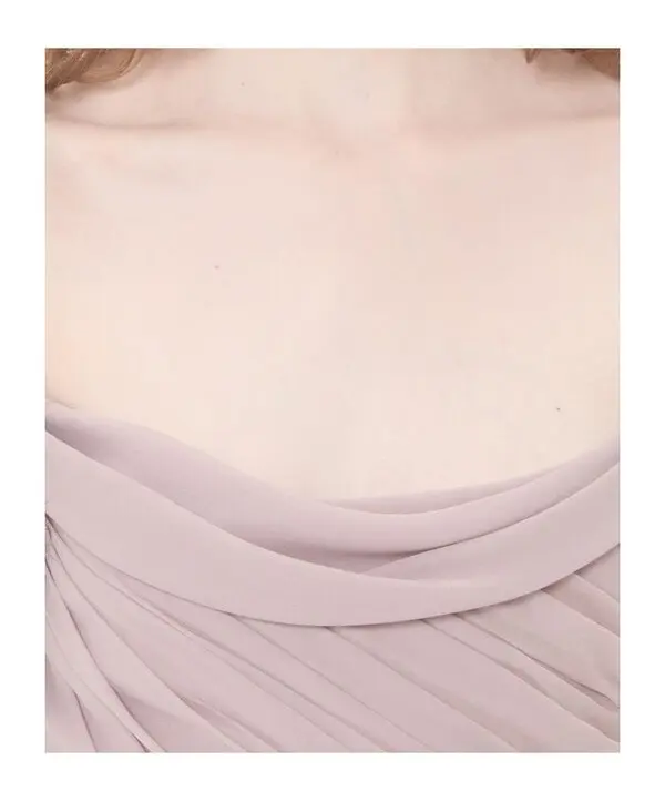 Valentino Garavani Strappy Dress With Pleated Design And Bow Detail